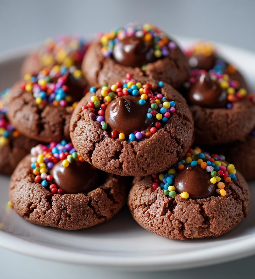 Chocolate Sprinkle Thumbprint Cookies That Will Delight You – Vihaad ...