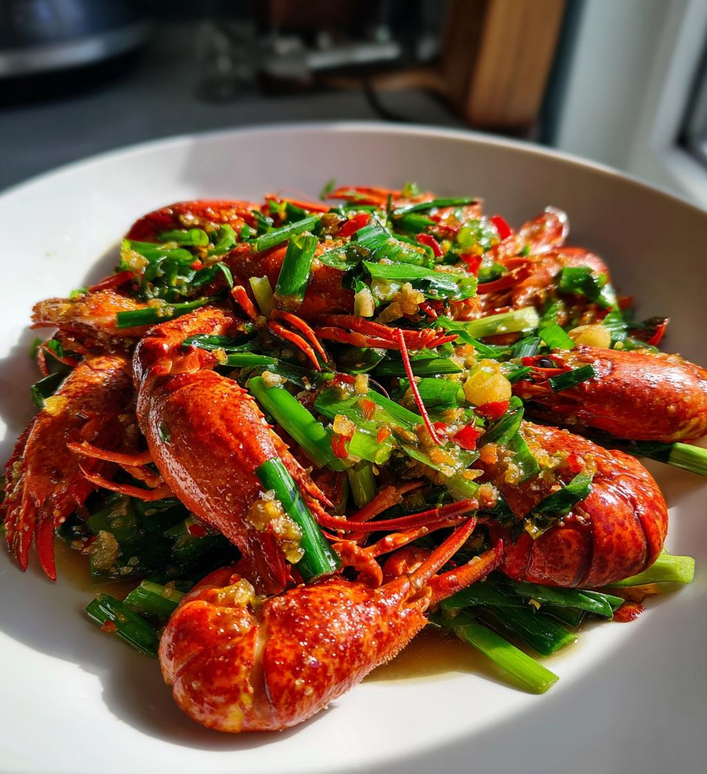 Ginger Scallion Lobster: 5 Steps to Gourmet Delight – Vihaad Recepten