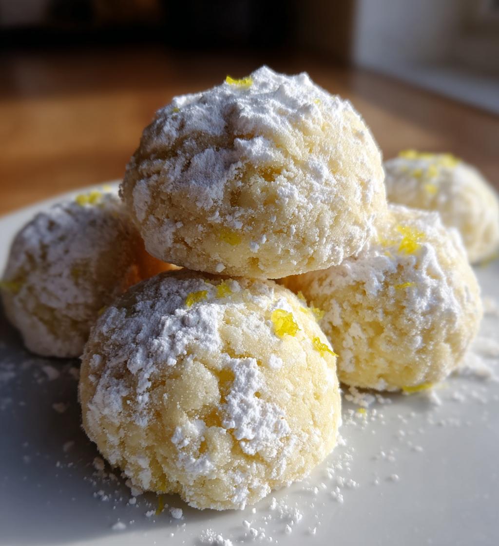 Lemon Snowball Cookies: 5 Steps to Sweet Perfection – Vihaad Recepten